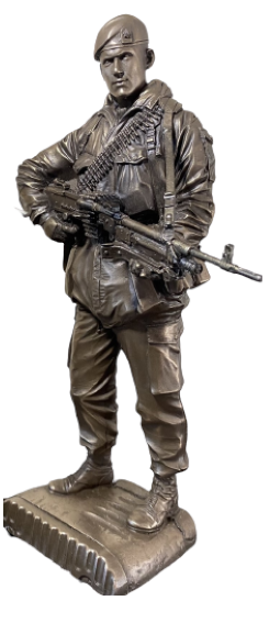 GPMG gunner Figure 13" All Regiments. Choose Regiment from drop down m ...